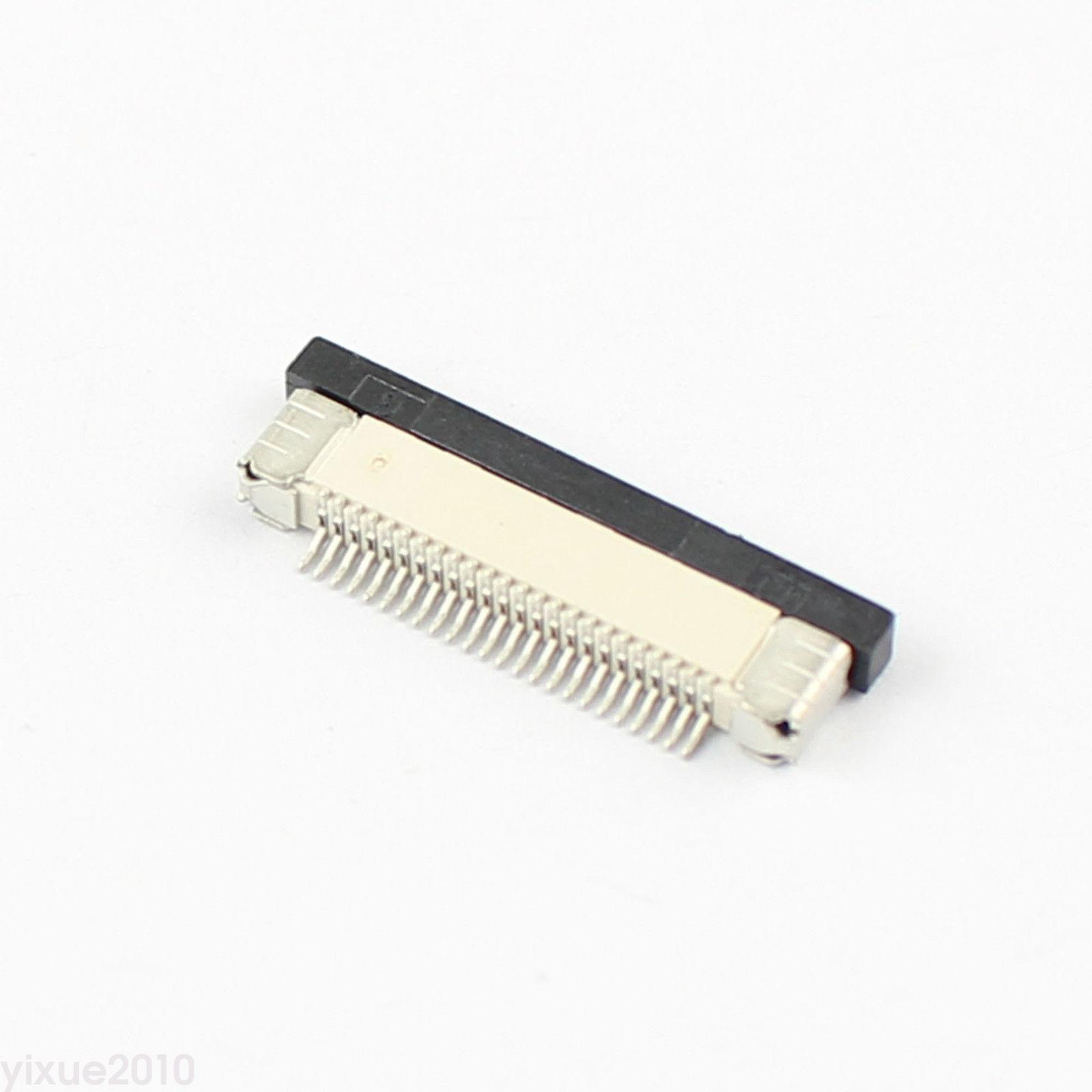 5Pcs FPC FFC 0.5mm Pitch 24 Pin Drawer Type Flat Cable Connector Bottom ...