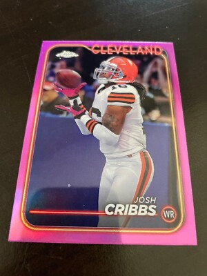 2024 Topps Chrome - Josh Cribbs #33 Refractor Pink | eBay