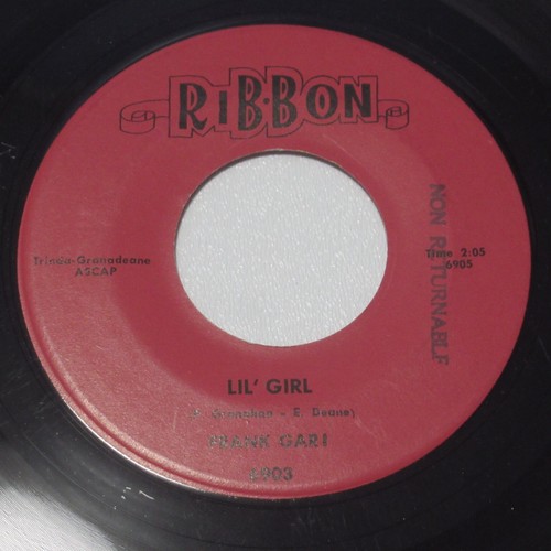 Frank Gari 7" 45 Record Your Only Love Ribbon 6903 Rock & Roll 1959 | eBay