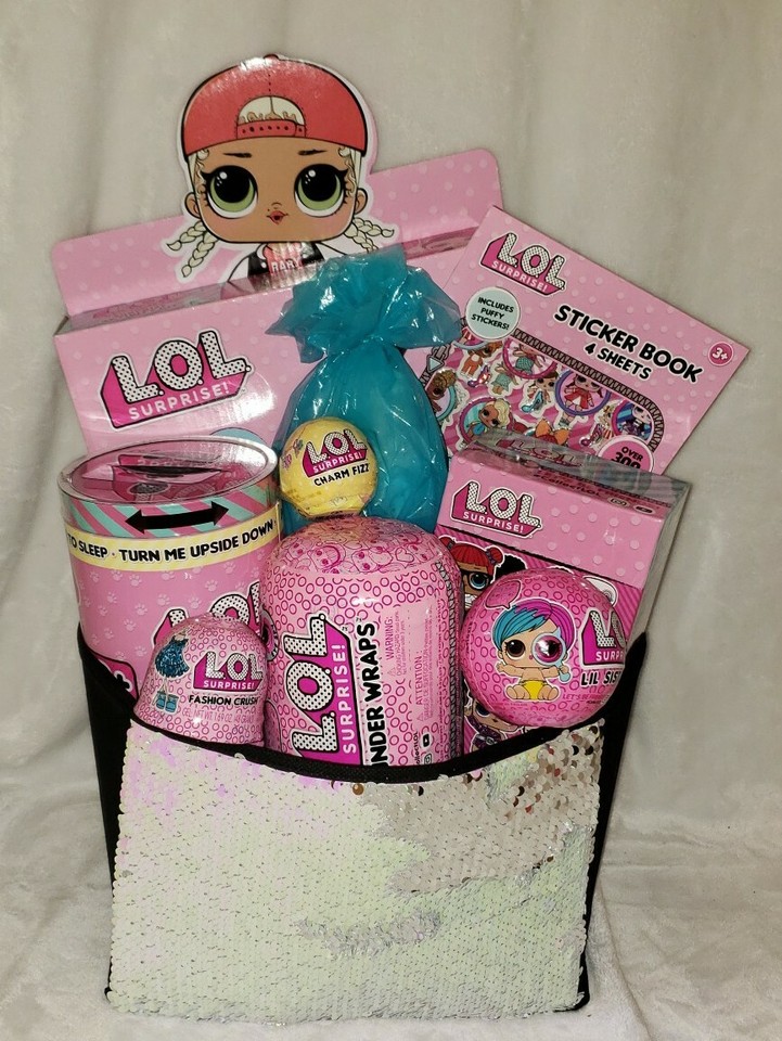 LOL SURPRISE Gift Basket Series 4 Under wraps Fizz Charm Sticker ...