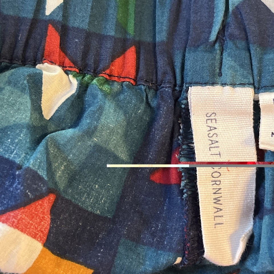 Seasalt.”VIEW POINT PYJAMAS” SET.Geometric Colours.UK 22.Organic Cotton ...