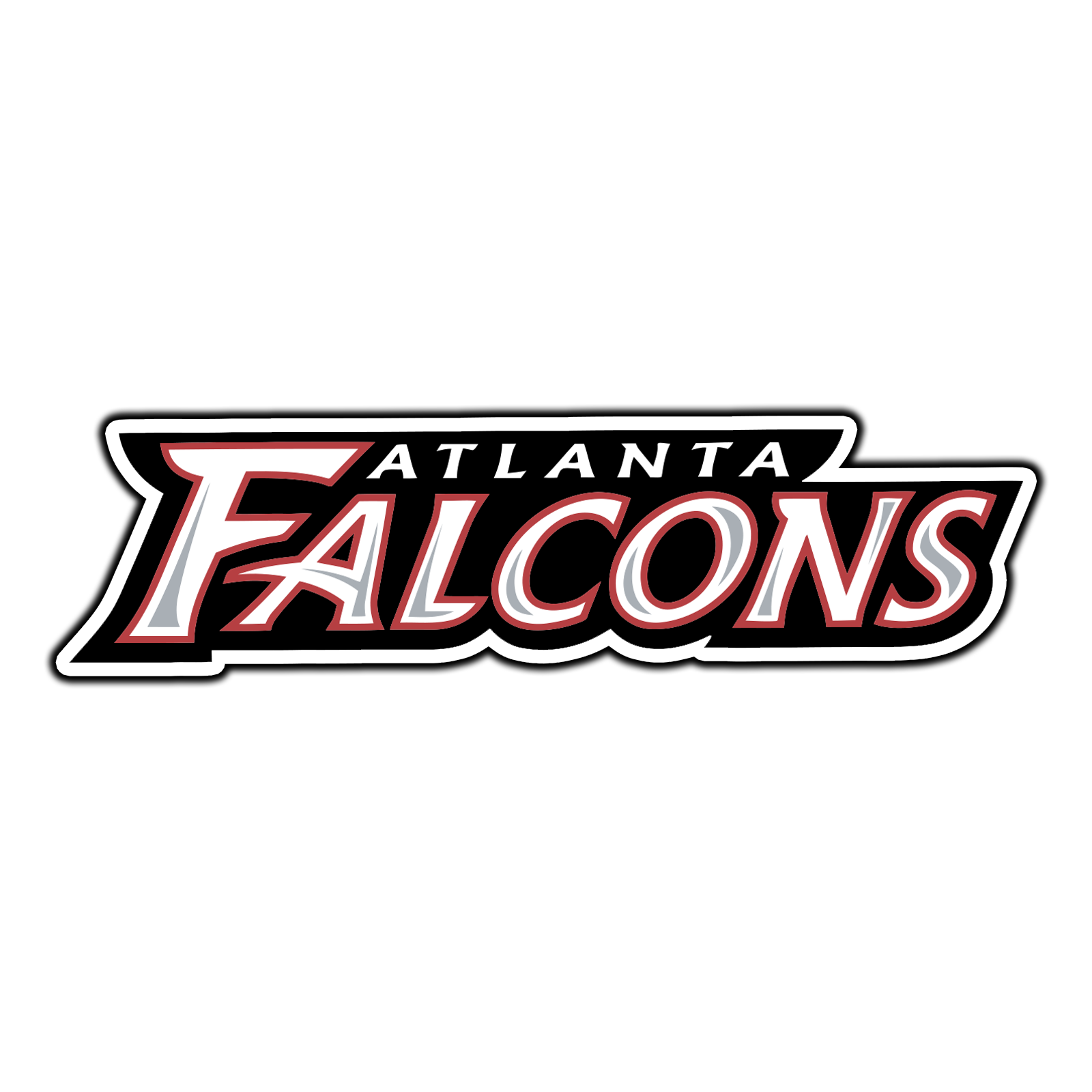 Atlanta Falcons Script Logo #11 Football Sticker Waterproof Vinyl Decal ...