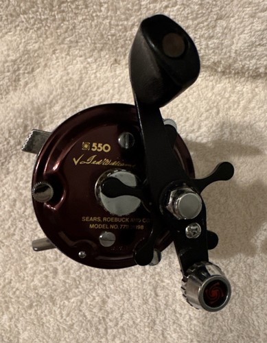 Vtg Ted Williams 550 Fishing Reel From Sears And Roebuck Model 779 ...