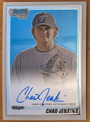 2010 Bowman Chrome Autograph Auto Chad Jenkins Card # BCP94 | eBay