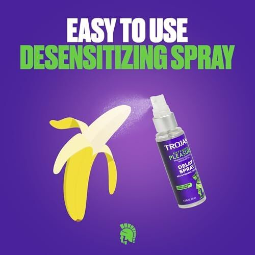 Delay Spray for Men by Trojan Extended Pleasure helps w/ Premature ...