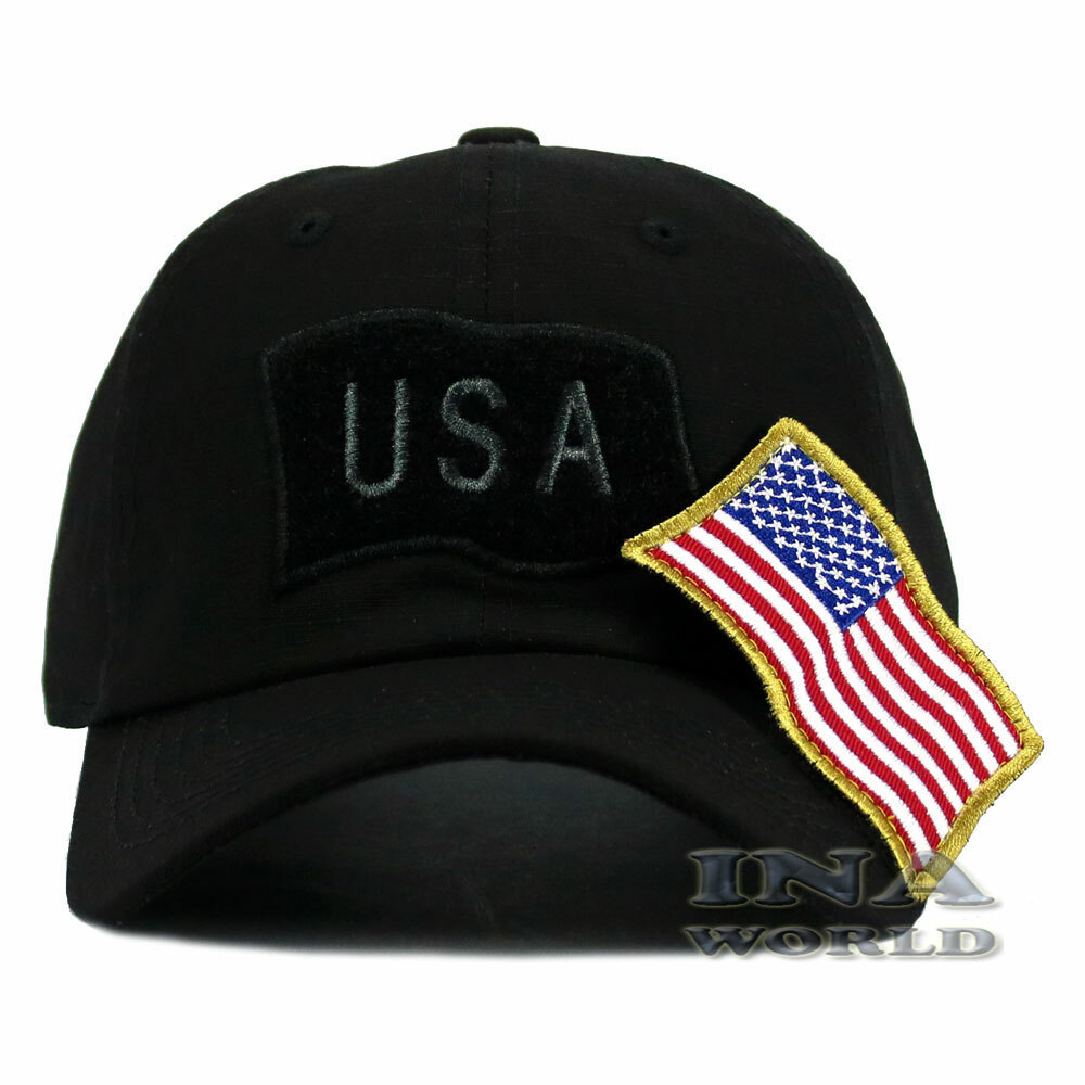 USA American Flag Hat Detachable Patch Tactical Operator Military Baseball Cap | eBay