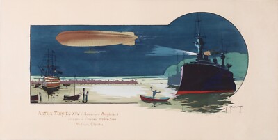 ROOWY - ASTRA-TORRES XIV AIRSHIP BRITISH ADMIRALTY CHENU ENGINE - 1914 ...