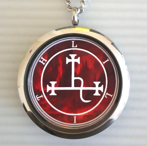 Sigil of Lilith & Leviathan Cross of Satan Occult Satanic Signs Pendant ...