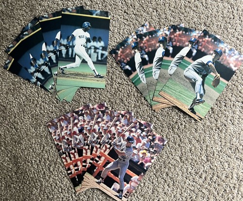 Rare Seattle Mariners Kingdome 1987 Ball Park Baseball Card Postcards ...