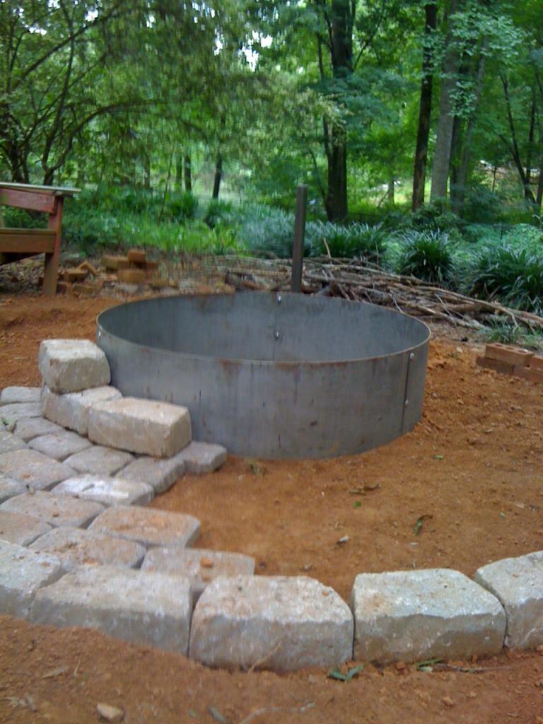 Fire Pit Campfire Ring 60" Diameter x 16" Deep | eBay