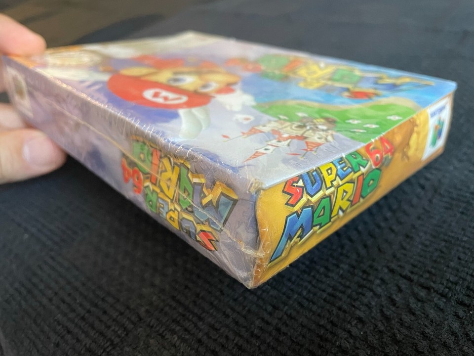 Super Mario 64 Factory Sealed Brand New 1998 N64 Player Choice Million ...