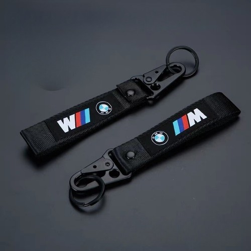 For BMW Motorcycle 2 pcs Backpack Key Ring Hook Strap Metal Keychain ...