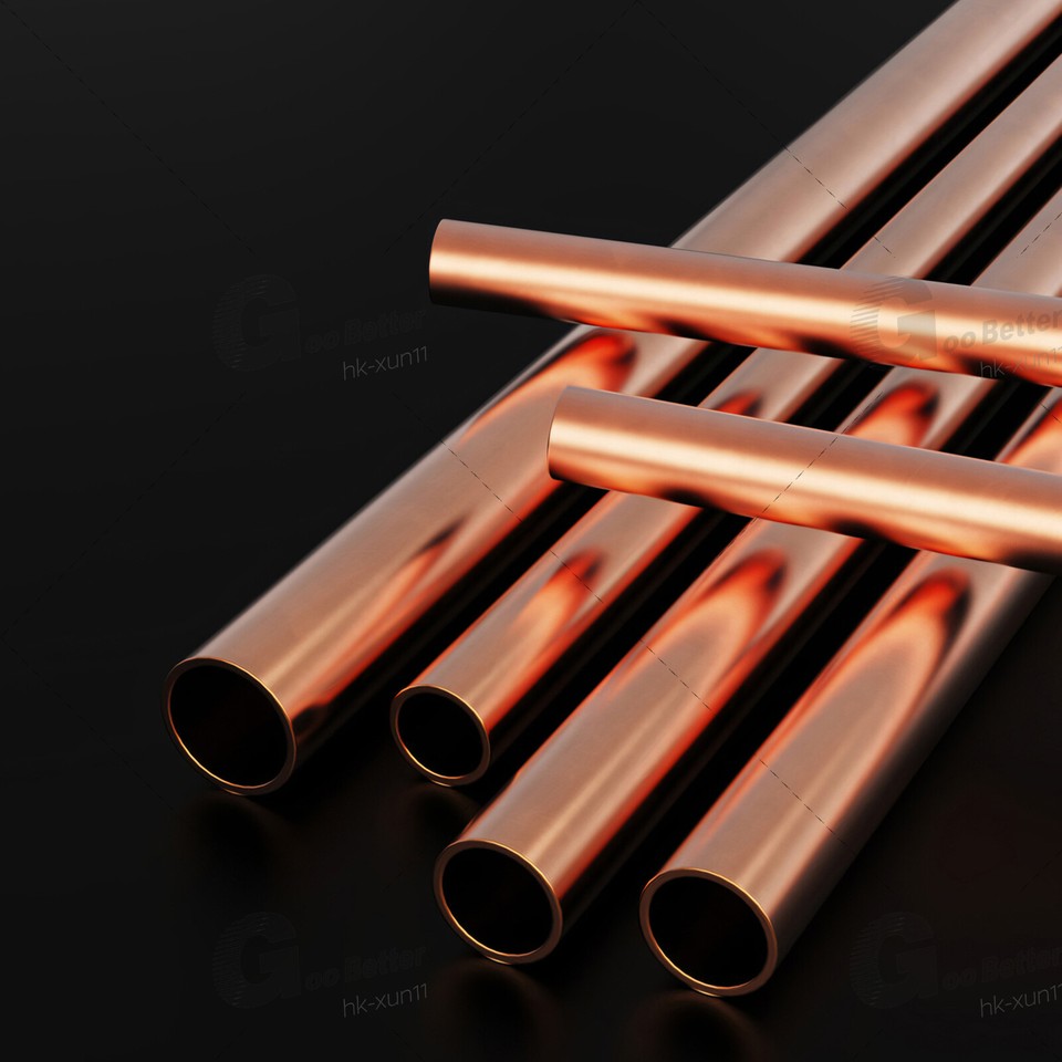 Microbore Copper Tube Pipe, Length 100/500mm OD 14-90 mm Wall Thickness ...