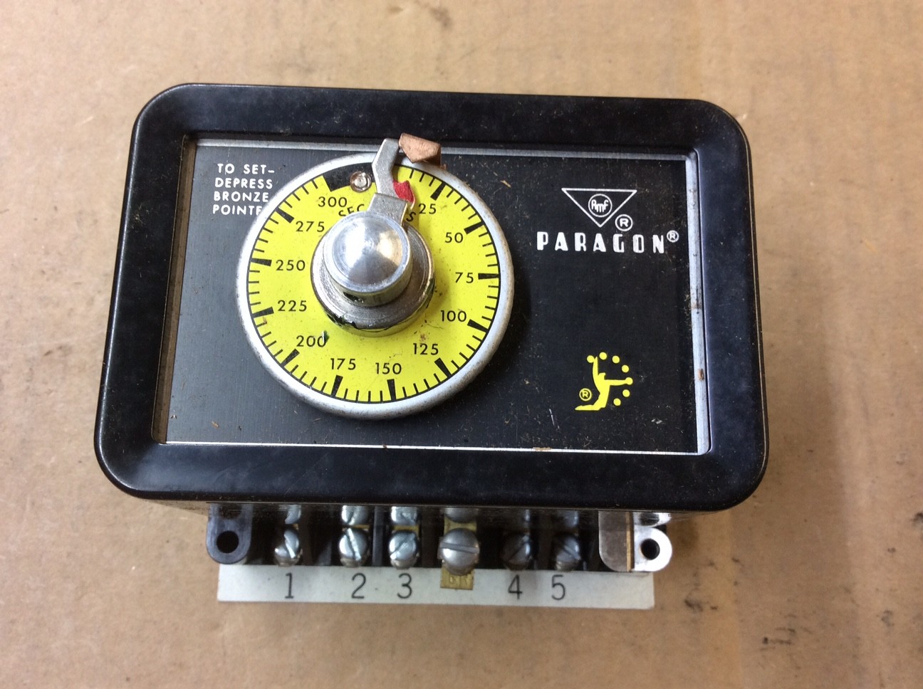 PARAGON OFF DELAY TIMER AUTOMATIC RESET 502-122-3 TIMING MOTOR AND ...