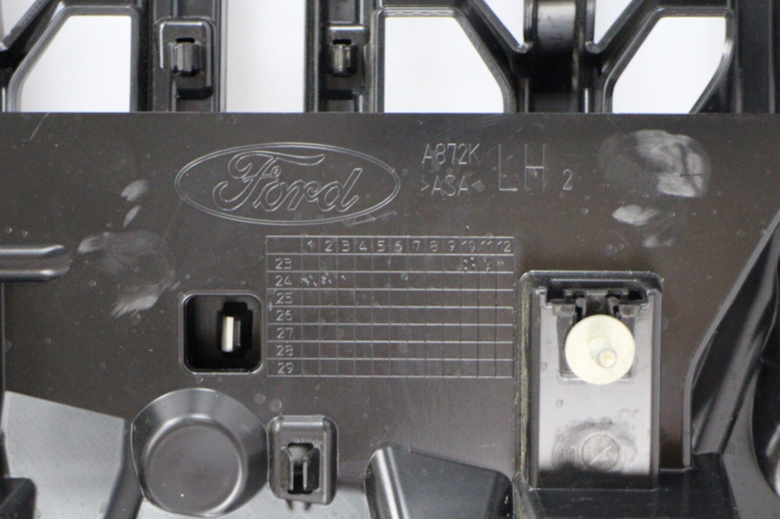 2024- 2027 Ford F-150 front bumper cover upper main grille with emblem ...