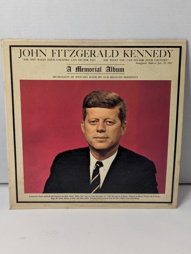 Vintage Record - John F. Kennedy - A Memorial Album | eBay