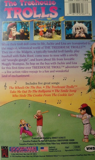 Vintage Treehouse Trolls VHS Tape Forest of Fun and Wonder Wind in The ...