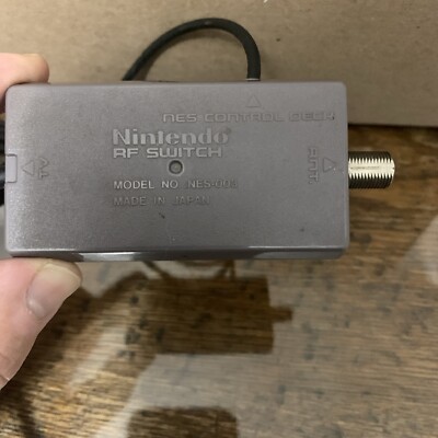 Nintendo NES RF AV Cable adapter Switch SNES NES-003 Official OEM | eBay
