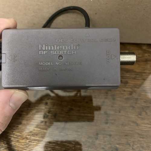 Nintendo NES RF AV Cable adapter Switch SNES NES-003 Official OEM | eBay