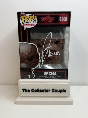Jamie Campbell Bower Signed Vecna Funko Pop, ACOA Coa, Quote, Stranger ...