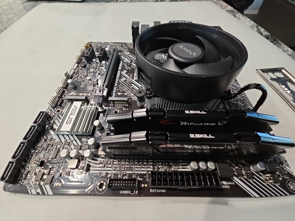 M129 MOBO COMBO Ryzen 5-3600XT + 8gb Ram + ASUS PRIME B550M-A ...