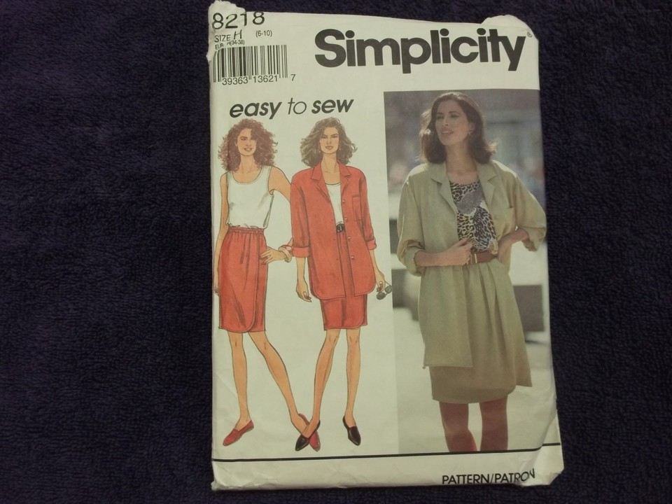 Simplicity Patterns ~ All Patterns are Size 6-10 ...