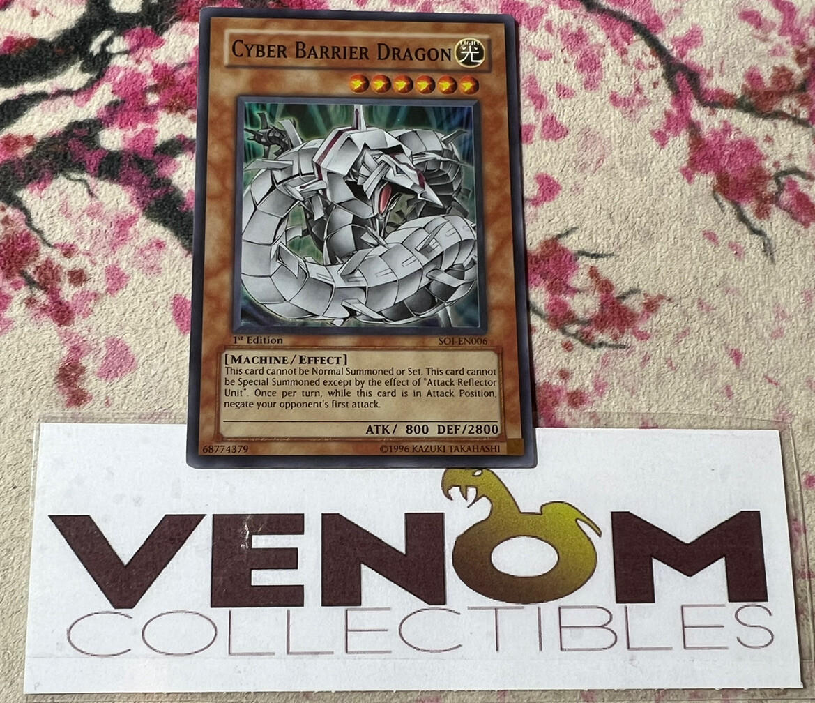 1x (M/NM) - Cyber Barrier Dragon - SOI-EN006 - Super Rare - 1st Edition ...