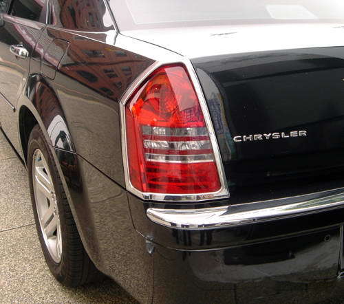 Chrysler 300 Chrome Taillight Trim Outline Bezels by Luxury Trims 2005 ...