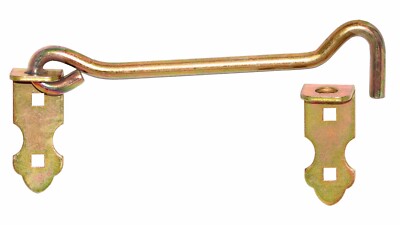 Crochet à Contrevent 12x300mm avec Œillet Plaques Ferrure de Porte ...