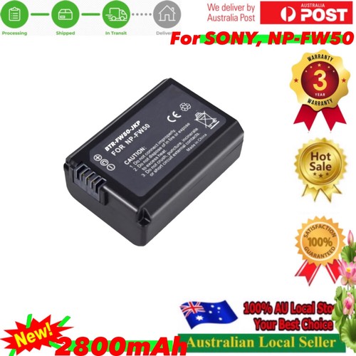 2800mAh NP-FW50 Battery for Sony Camera BC-VW1 BC-TRW A7 ILCE-7 A7K ...