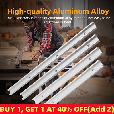 800/1000mm T-slot T-track Miter Track Jig Fixture Slot Woodworking Tool ...