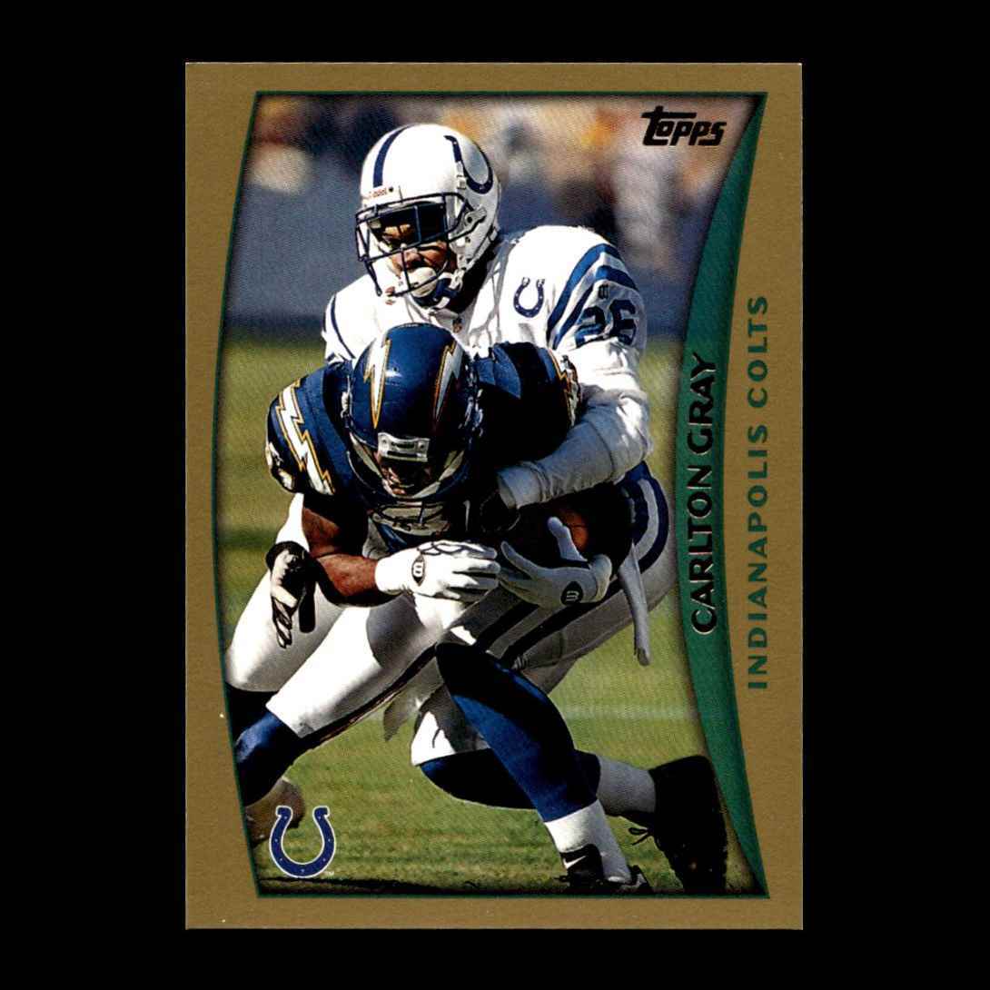 Carlton Gray 1998 Topps Indianapolis Colts #248 R324A 21 | eBay