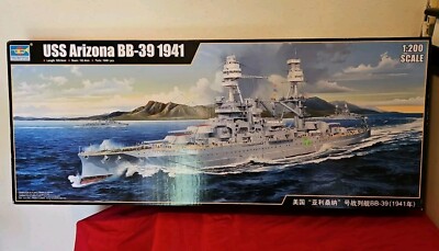 Trumpeter 03701 1:200 Scale 1941 USS Arizona BB-39 Battleship Plastic ...