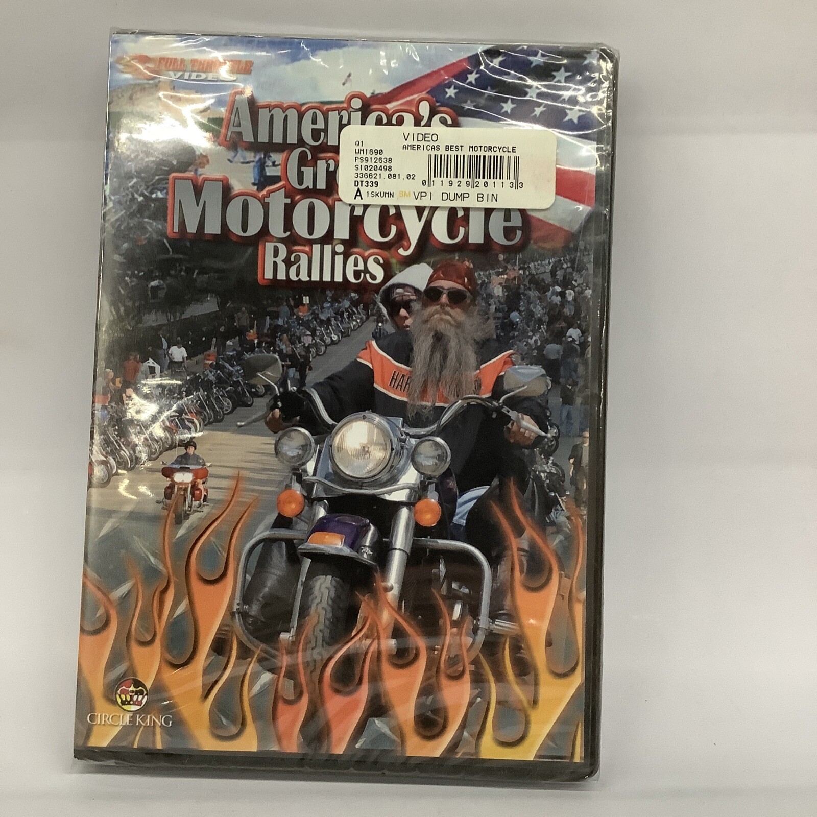 AMERICAS GREATEST MOTORCYCLE RALLIES DVD FULL THROTTLE VIDEO Sealed ...