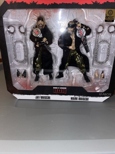 ROH Jazwares Vault Jay & Mark Briscoe Brothers 2 Pack MOC Wrestling ...