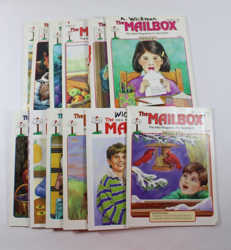 Lot of 19 Mailbox Idea Magazines and Workbooks Preschool Elementary ...