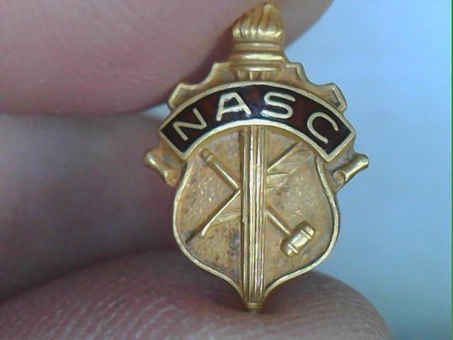 VINTAGE ENAMELED GOLD FILLED NATIONAL ASSOCIATION OF STUDENT COUNCILS ...