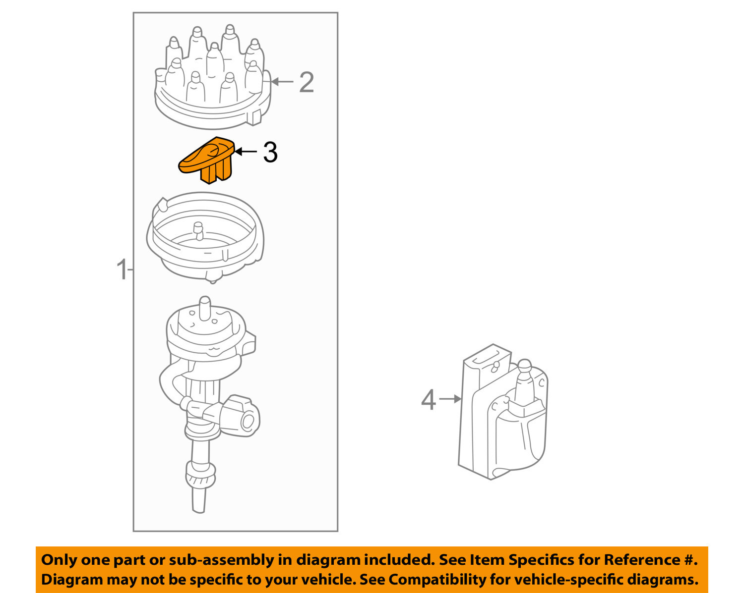 Genuine Ford Distributor Rotor E6FZ-12200-A for sale online | eBay