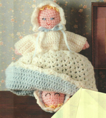 ANTIQUE DOLL 15" TOPSY TURVY DESIGN TOY CROCHET PATTERN INSTRUCTIONS | eBay