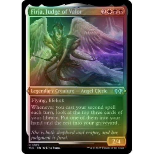 FIRJA, JUDGE OF VALOR (FOIL-ETCHED) X4 March Of The Machine Multiverse ...