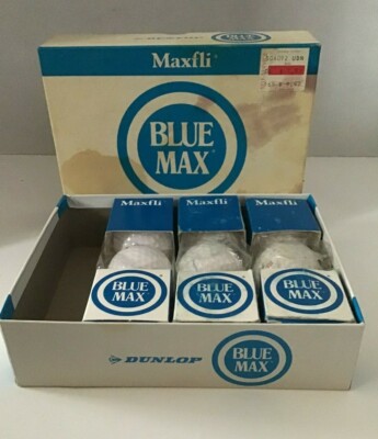 Vintage Maxfli by Dunlop BLUE MAX Golf Balls 3 Boxes White New Old ...