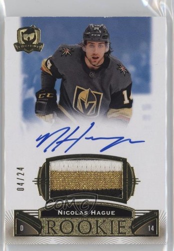 2019-20 Upper Deck The Cup Gold Foil /24 Nicolas Hague RPA Rookie Patch ...