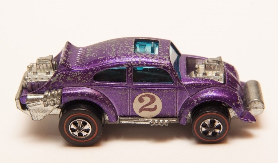 B12 Mattel Hot Wheels Redline 1971 Purple Evil Weevil - PAINT POPS | eBay