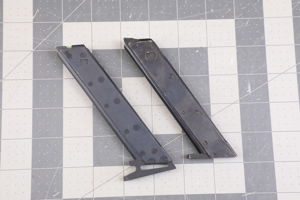 3x Factory High Standard Military 10-Rd. .22 LR Green & Steel Follower ...