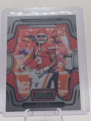 Bryan Cook 2022 Panini Playbook Rookie Card (RC) No. #186 Kansas City ...