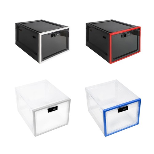 Lockable Box, Organizer storage Case Locking Container for Office ...