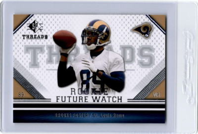2009 SP Threads #113 BROOKS FOSTER Rc St. Louis RAMS North Carolina TAR ...