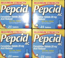 PEPCID AC Acid Reducer Maximum Strength - 100 Tablets for sale online ...