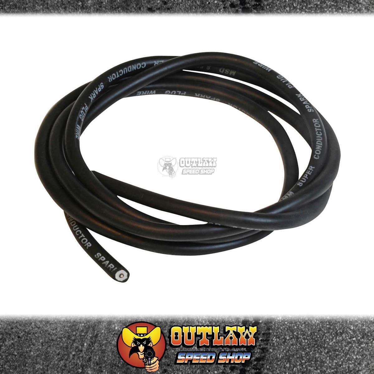 MSD SUPER CONDUCTOR SPARK PLUG WIRE IN BULK, 25' LENGTH - BLACK ...