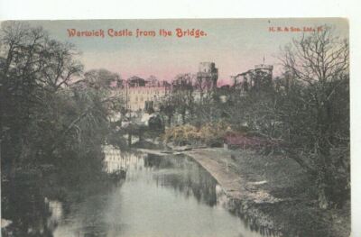 Warwickshire Postcard - Warwick Castle from The Bridge - Ref 10593A | eBay